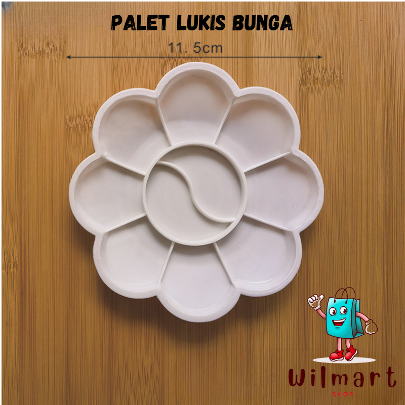 Jual PALET LUKIS Bunga/ Palet Cat Air/ Piring Cat Air/ Palet Palette ...
