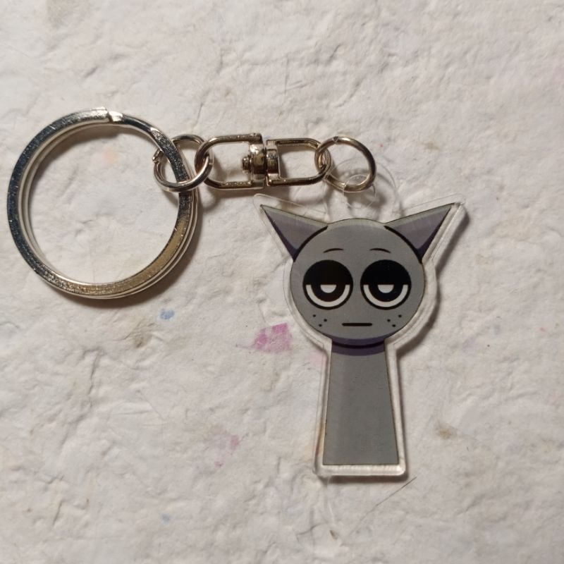 Jual ganci akrilik Gray Grey Sprunki / keychain gantungan kunci Sprunki ...