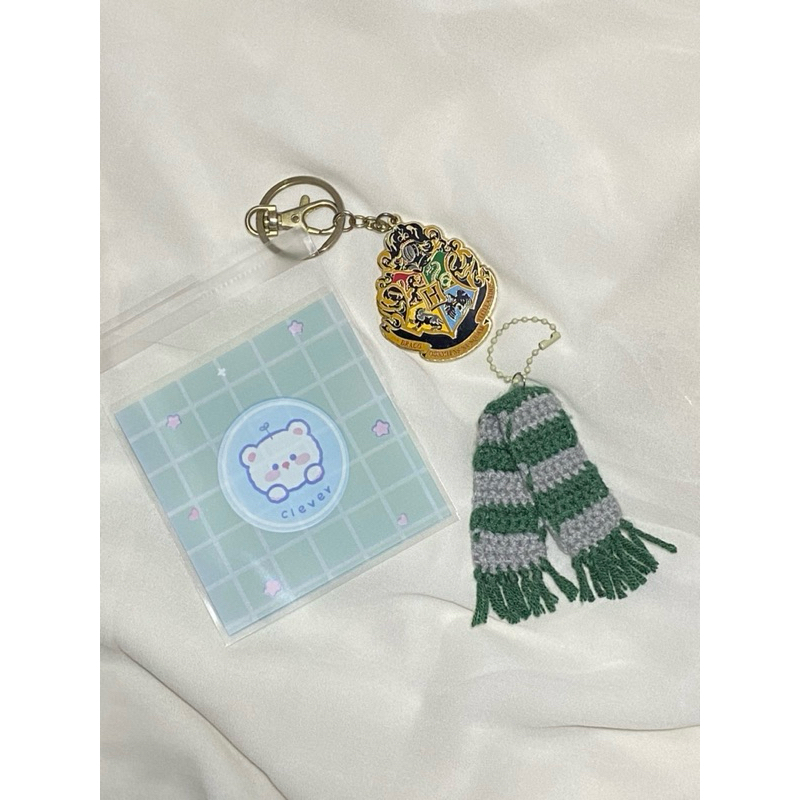 Jual Mini Scarf Hogwarts Houses Keychain Crochet Gantungan Kunci Mini ...