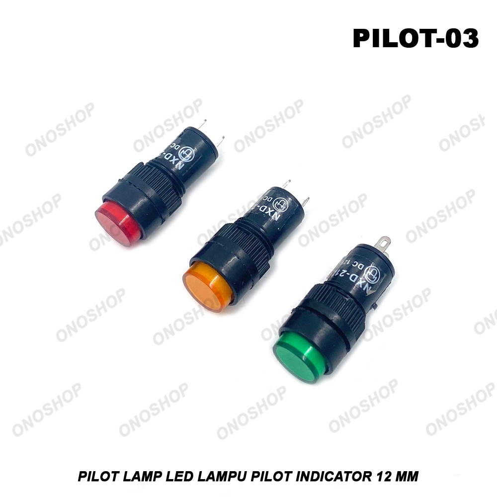 Jual Pilot Lamp Led Lampu Pilot Indicator 12 mm | Shopee Indonesia