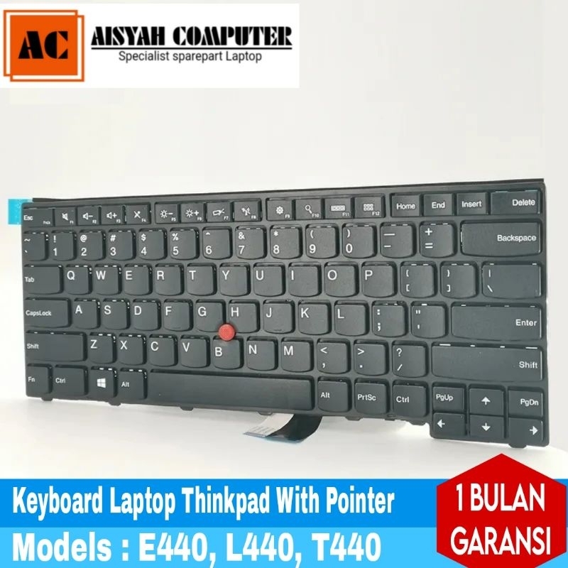 Jual Keyboard Laptop Thinkpad E440, E431, L440 T440, T440P | Shopee ...