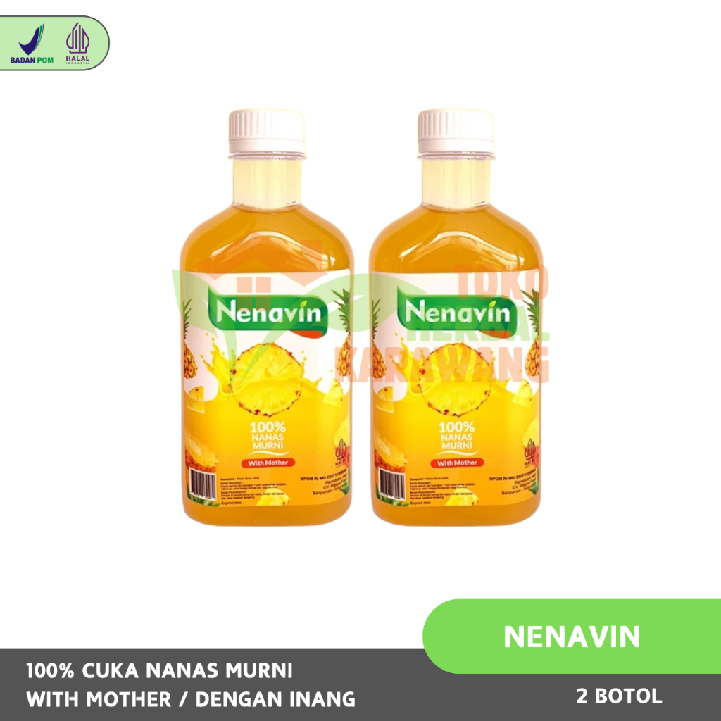 Jual 2 Botol Cuka Nanas Nenavin 300ml | Shopee Indonesia