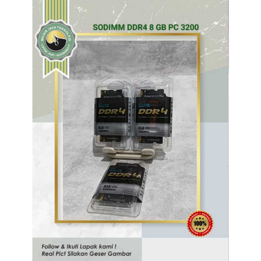 Jual RAM Laptop Team Elite Teamgroup DDR4 8GB 3200Mhz - Sodimm Memory ...