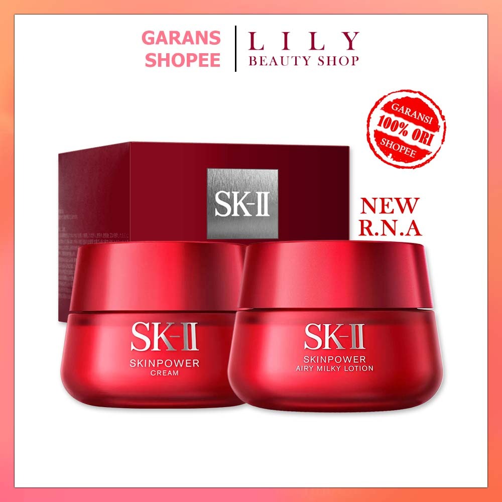 Jual SK2 SKINPOWER Airy Milky Lotion 80g / SK2 SKINPOWER Cream 80g | Shopee Indonesia