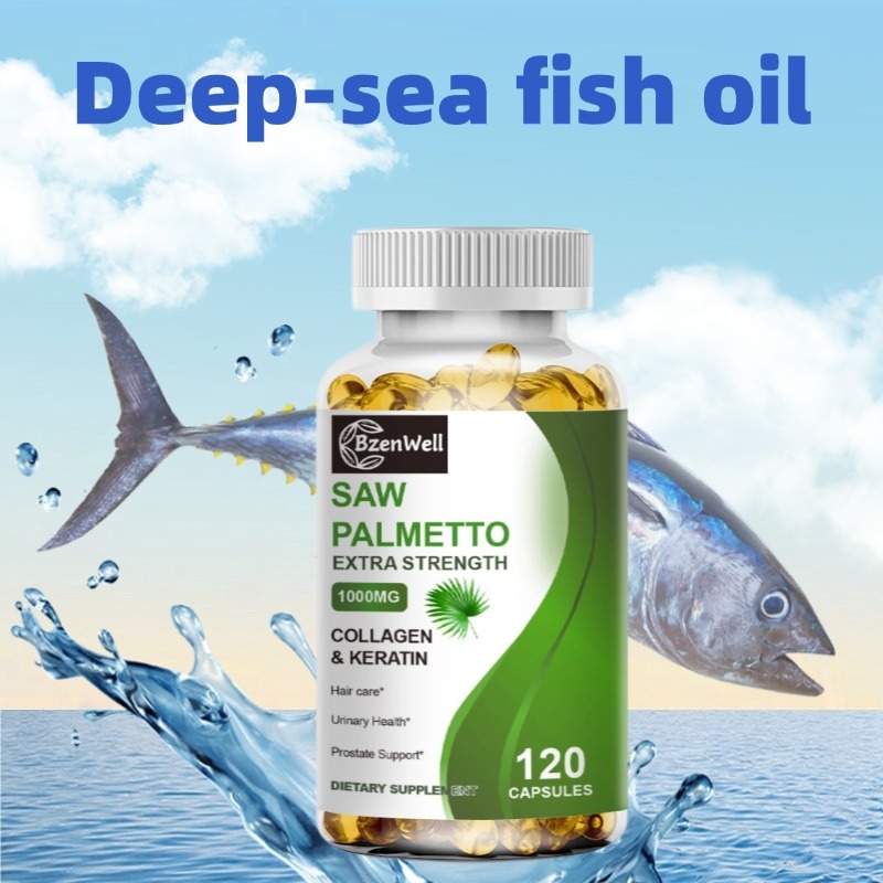 Jual Deep-sea fish oil minyak ikan BzenWell Saw Palmetto Extra Strength ...