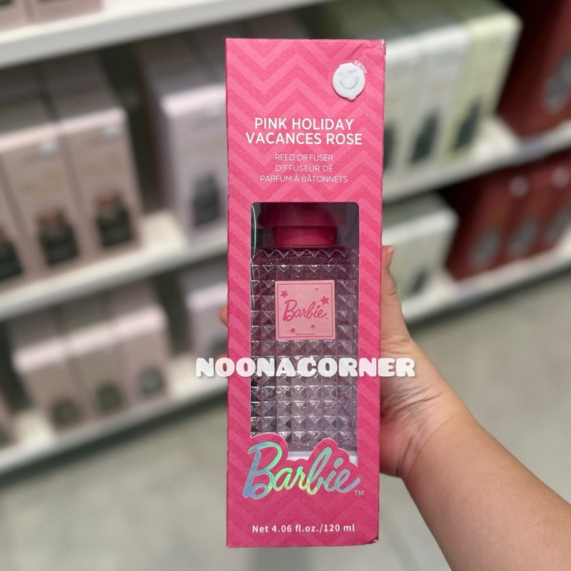 Jual Miniso X Barbie ‼️ Reed Diffuser Pengharum Ruangan Barbie Pink Holiday Series 120 Ml