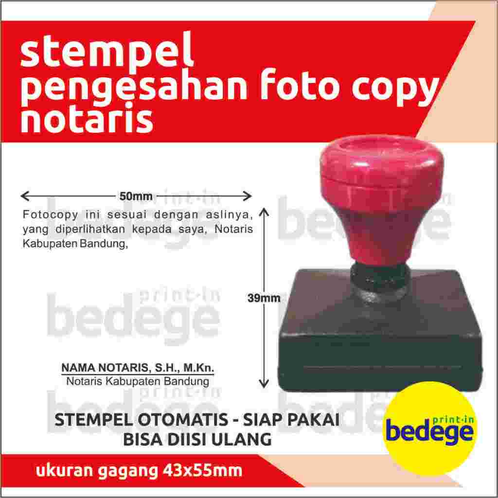 Jual STEMPEL PENGESAHAN FOTOCOPY NOTARIS, PENGESAHAN PHOTO COPY NOTARIS ...