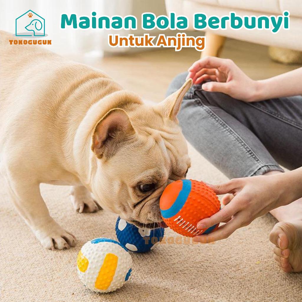 Jual Bola BUNYI Mainan Anabul SANGAT AWET / Mainan Bola Anjing Puppy ...