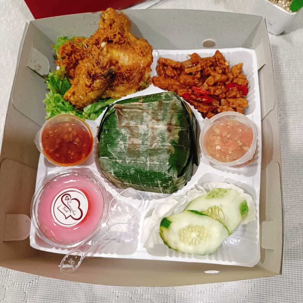 Jual Nasi Bakar Teri Free Sambel/Paket Nasi Box Ayam Bakar Enak/Nasi Box Murah | Shopee Indonesia