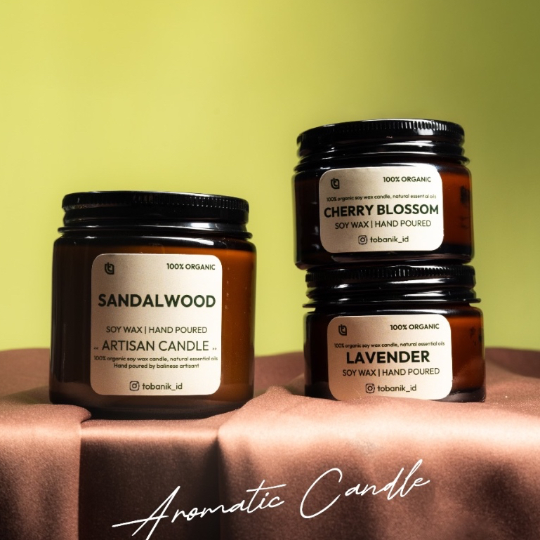 Jual Tobanik Bali Aromatic Candle Soy Wax Lilin Aromaterapi Khas Bali ...