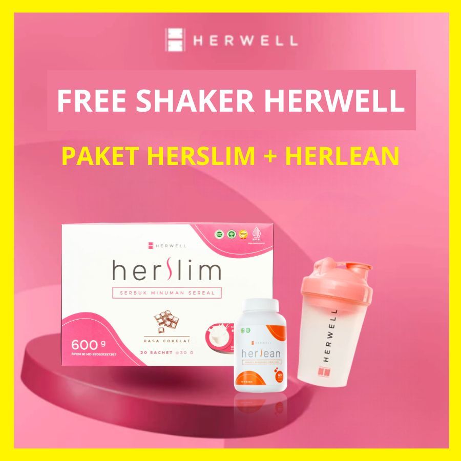 Jual Herwell Paket Awet Kenyang Herslim + Herlean BPOM HALAL HERWEL ORI ...