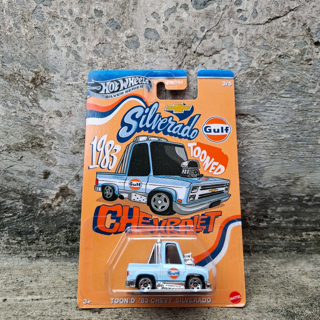 Jual Hot Wheels TooneD 83 Chevy Silverado Gulf | Shopee Indonesia