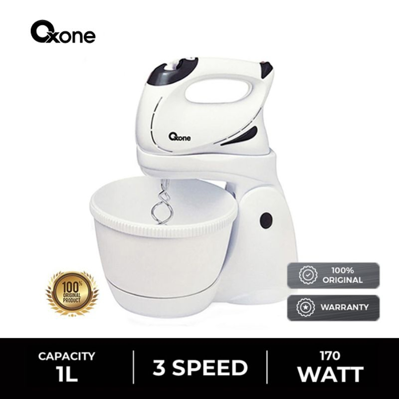 Jual Mixer Stand Oxone Pencampur 1L 3 speed | Shopee Indonesia