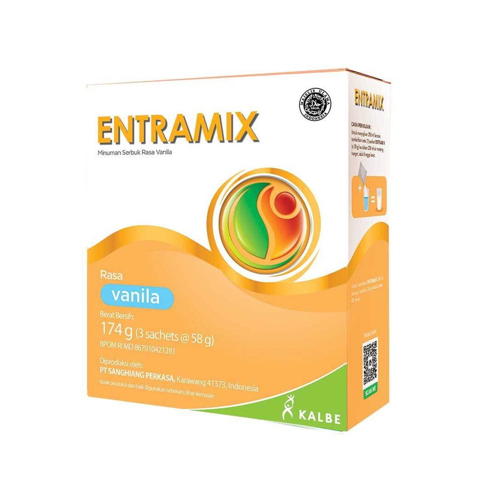 Jual Entramix Rasa Vanila 174g (3 Sachet @58g) | Shopee Indonesia