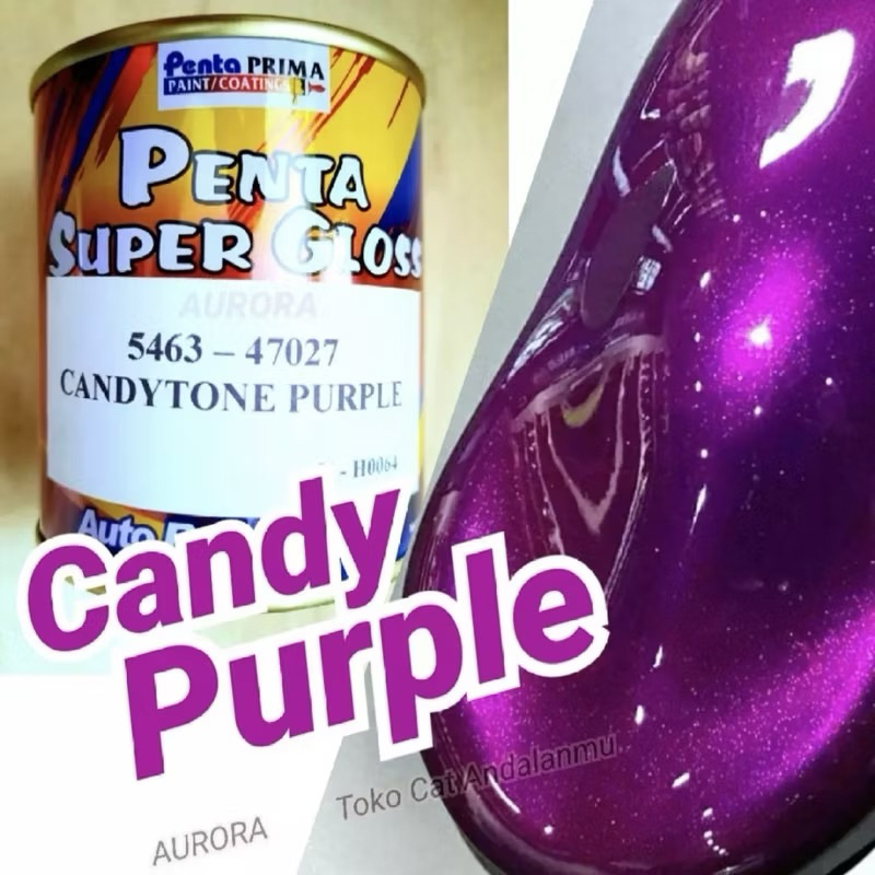 Jual Cat Penta Super Gloss Candytone Purple 200ml Ungu Candy Tone ...
