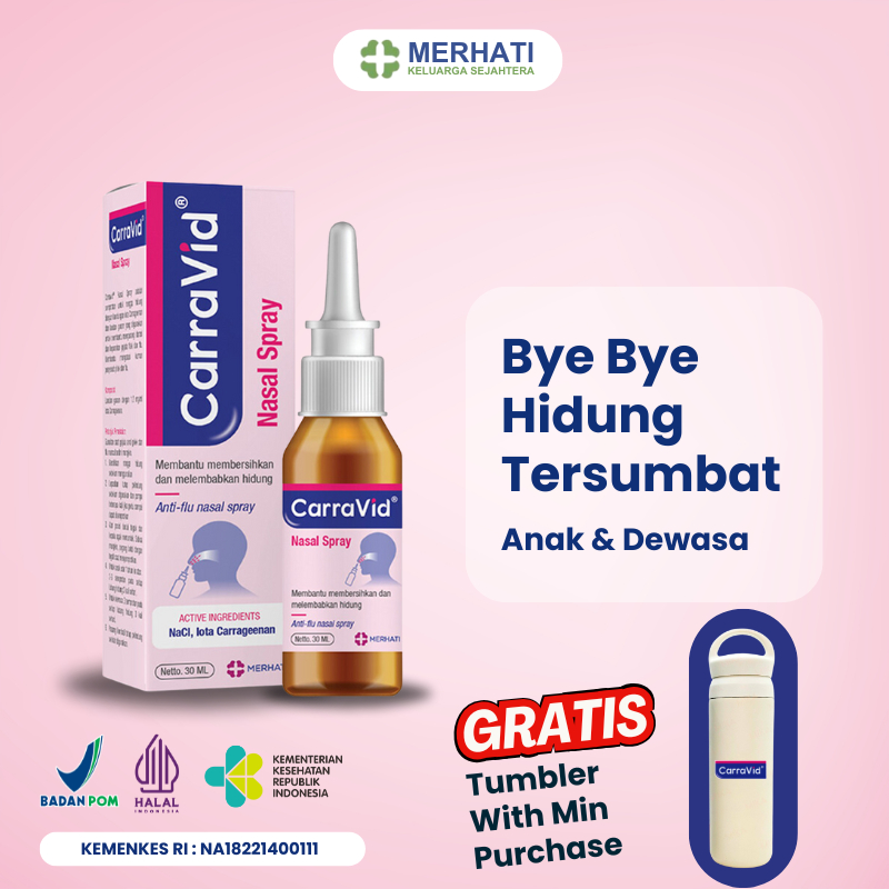 Jual CarraVid Nasal Spray Anti Flu Dan Hidung Tersumbat Isi 30 ml Anak ...