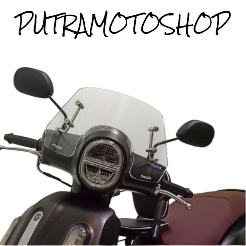 Jual visor fazzio, visor Filano, winshield tameng fazzio, winshiel ...