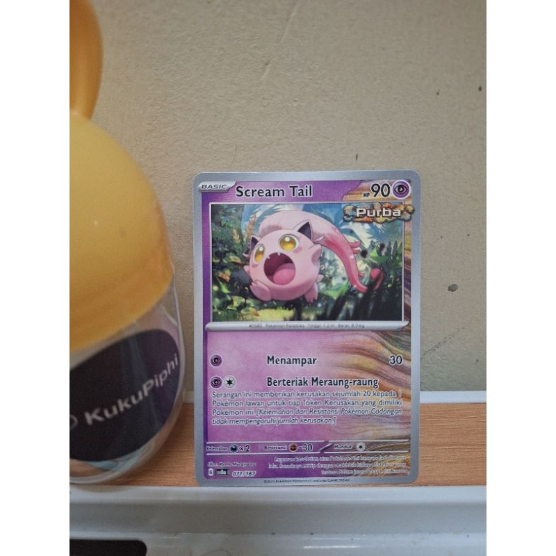 Jual Kartu Pokemon Scream Tail 071/187 sv8a | Shopee Indonesia