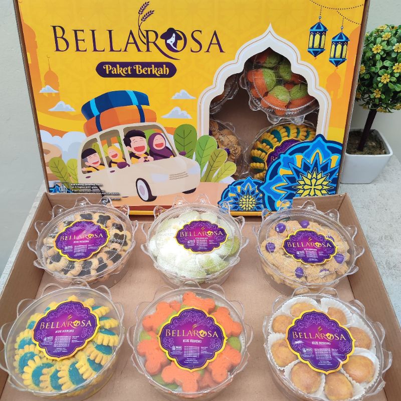 Jual Bellarosa Paket Berkah / Hampers Lebaran / Parcel Kue Kering Idul ...