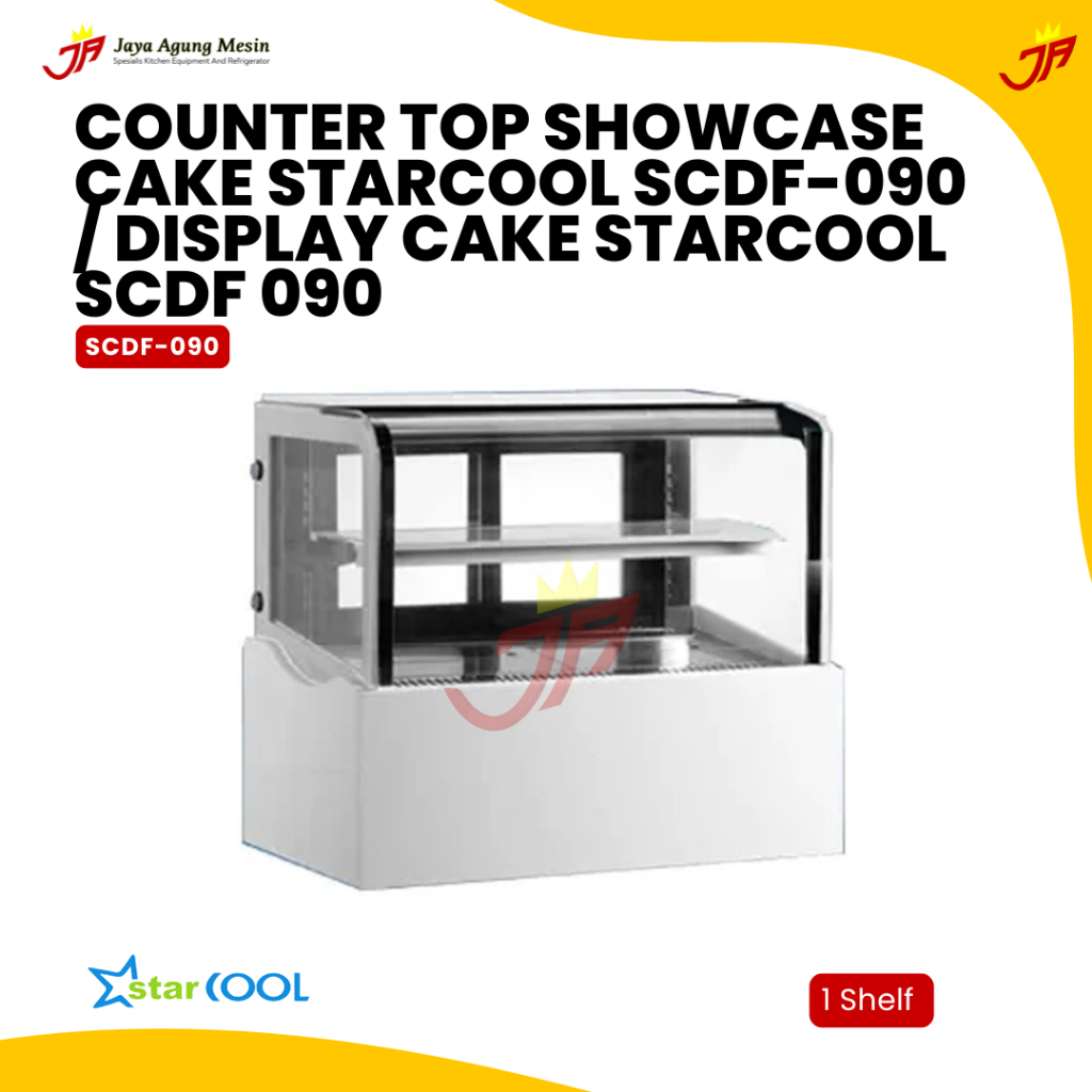 Jual STARCOOL Counter Top Showcase Cake StarCool SCDF-090 / Display ...