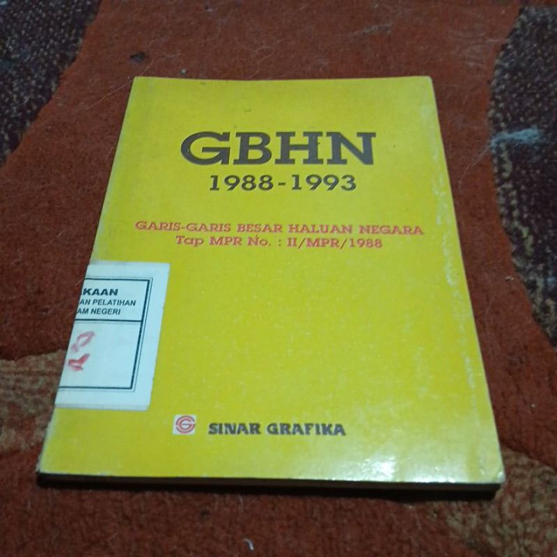 Jual Buku GBHN 1988-1993 | Shopee Indonesia