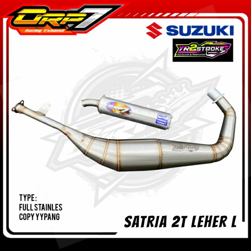 Jual Knalpot Satria 2Tak copy YYPANG Stainles ORP7 RACING EXHAUST ...