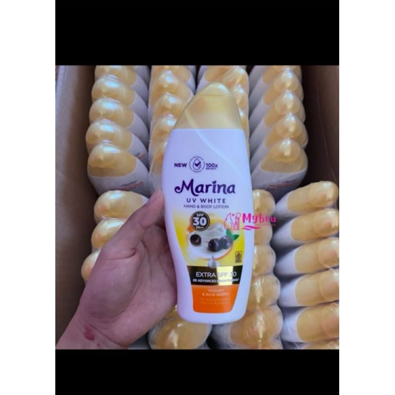Jual paket hemat (12pcs) Marina UV White Extra SPF 30 185ml | Shopee Indonesia