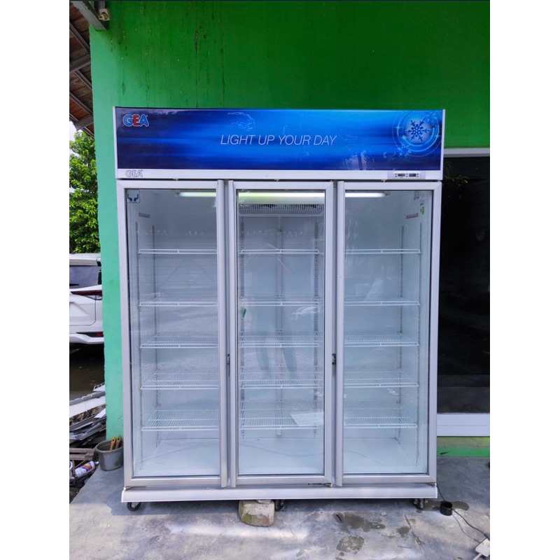 Jual kulkas showcase 3 pintu merk gea | Shopee Indonesia