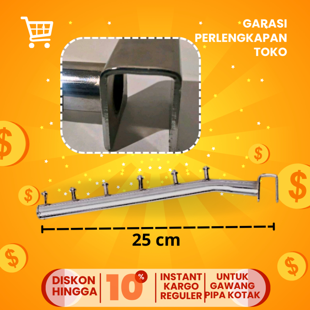 Jual Suling Cantolan 6 titik Untuk Gawang/pipa kotak - Gantungan Suling ...