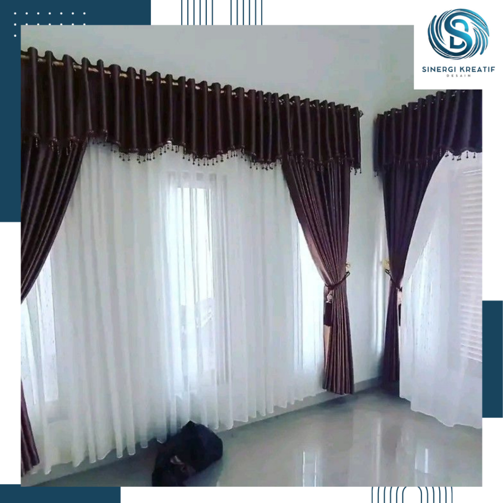 Jual 1 set gorden poni tirai jendela rumah minimalis - Gorden Bintaro ...