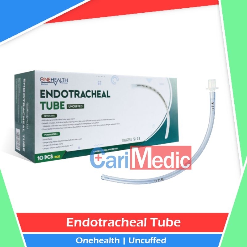 Jual Endotrakeal Tube Selang Pernafasan Intubasi OneHealth Endotracheal ...