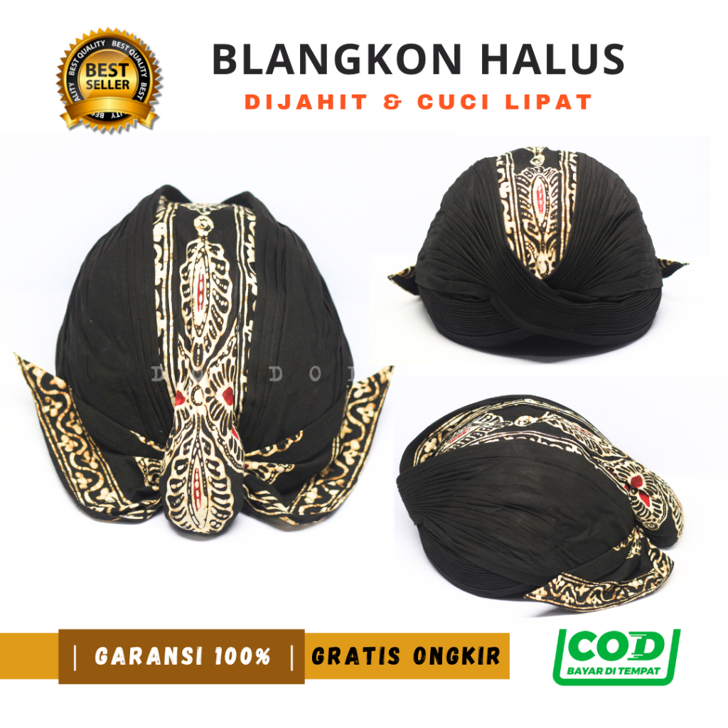 Jual Blangkon Jawa Jogja Halus Cuci Lipat Jebeh Belangkon Blankon Jawa ...