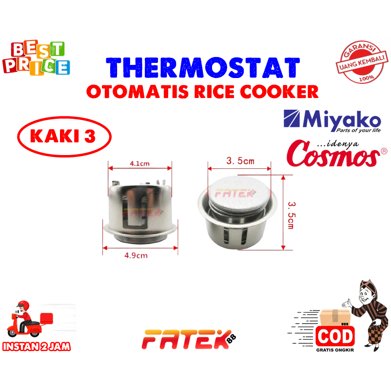 Jual OTOMATIS RICE COOKER 3PIN | PER OTOMATIS MAJIC COM | MTS | MTS KAKI 3 | TERMOSTAT MAJIC JAR ...