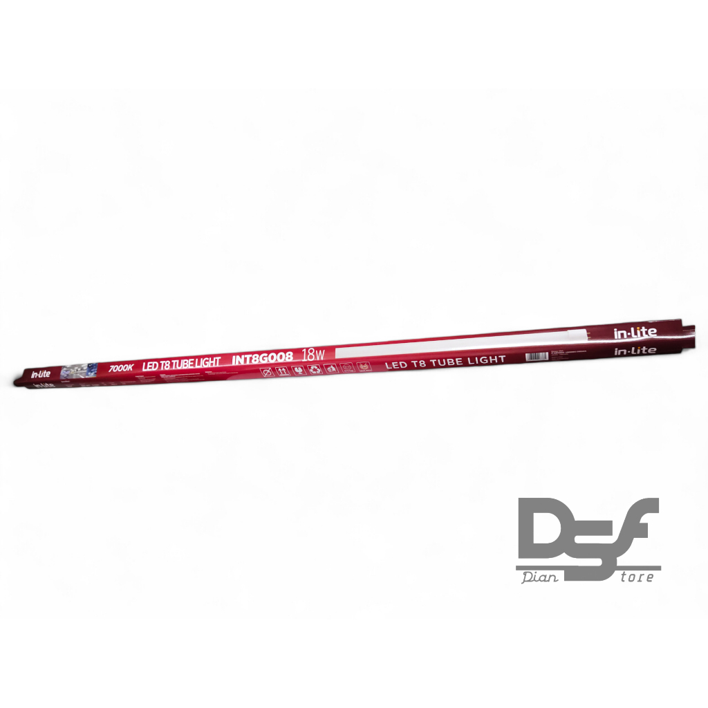 Jual Lampu TL LED Tube T8 18w InLite INT8008 / Lampu TL LED 18 wat ...