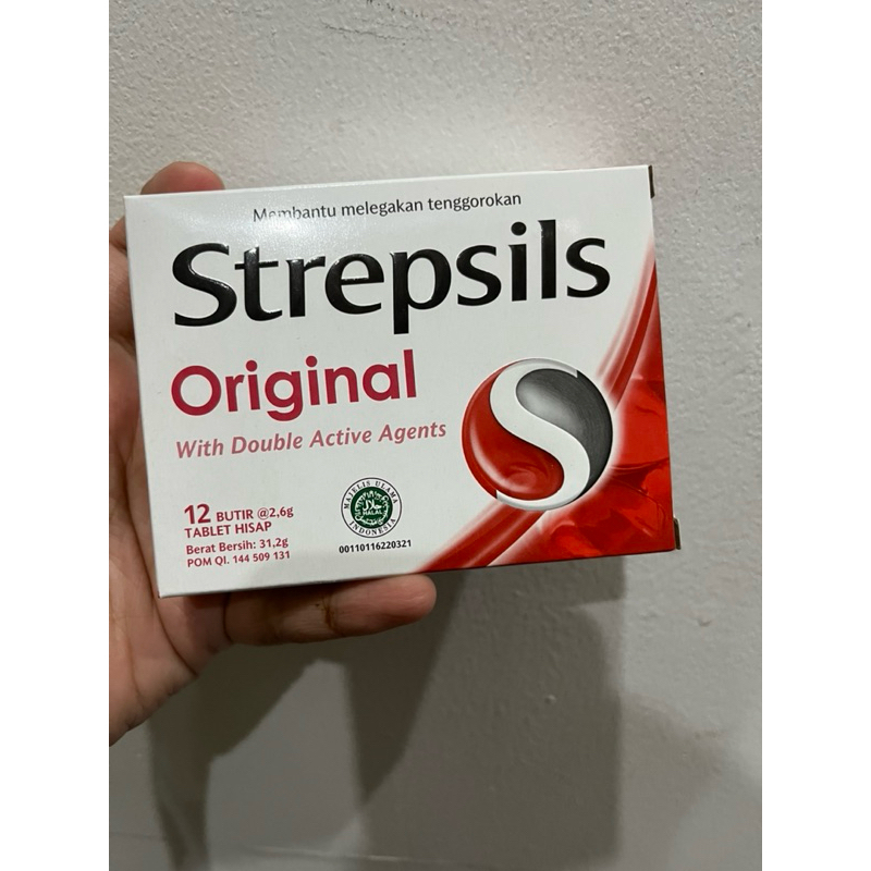 Jual STREPSILS ORIGINAL BOX 2X6 BUTIR TABLET HISAP | Shopee Indonesia