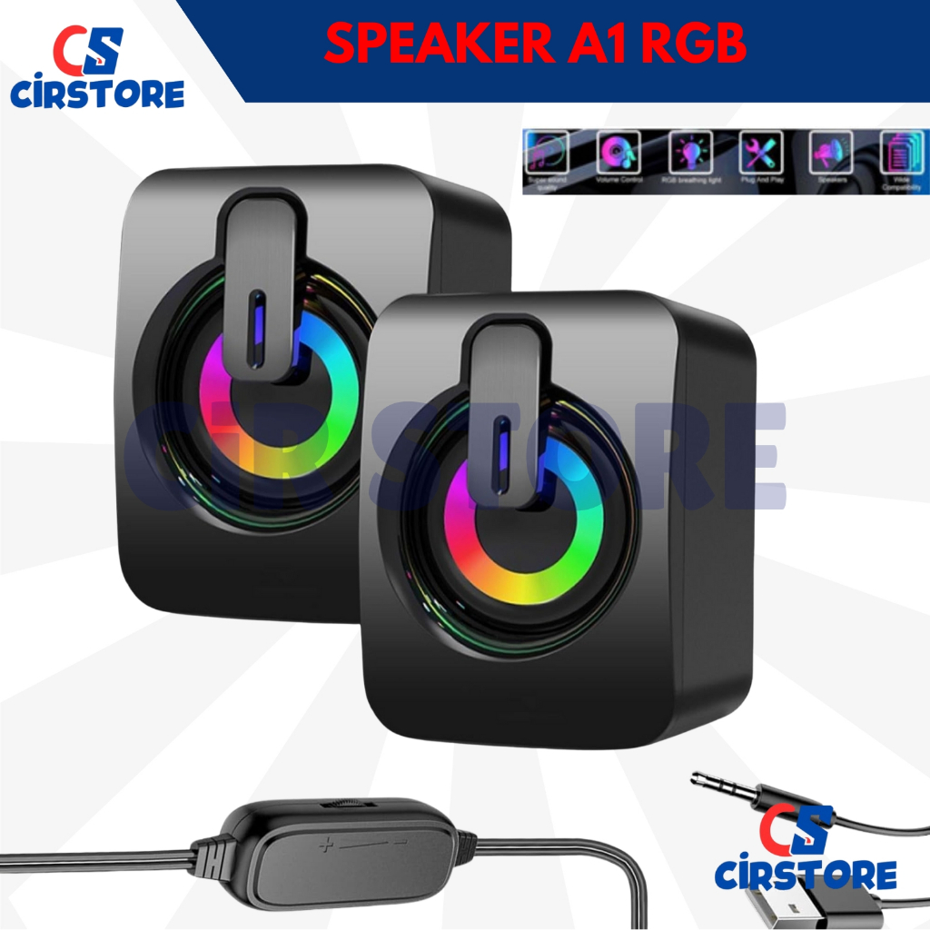Jual Mini Speaker USB Aktif Komputer PC Laptop Speaker A1/ Speaker USB ...