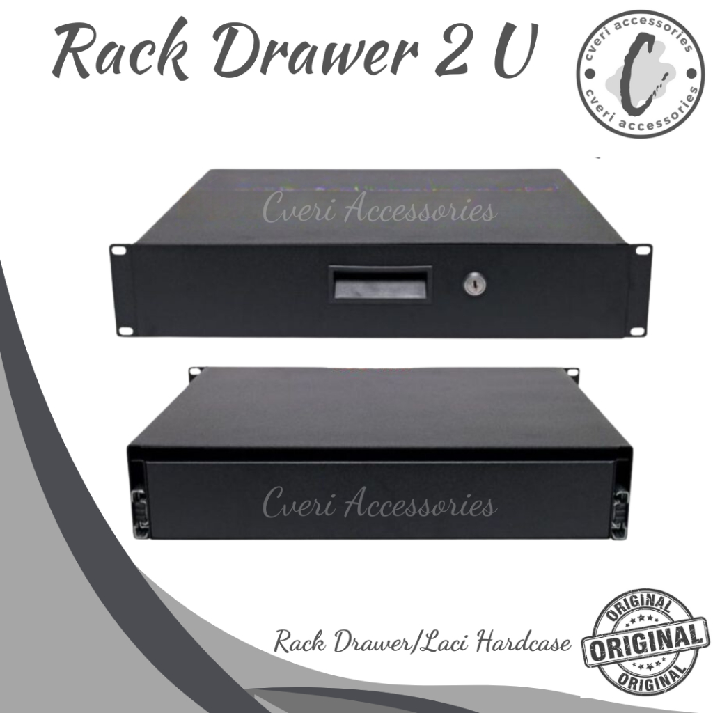 Jual Rack Drawer Standard 2U Laci Rack Sound 2U Rack Drawer 2U Laci ...