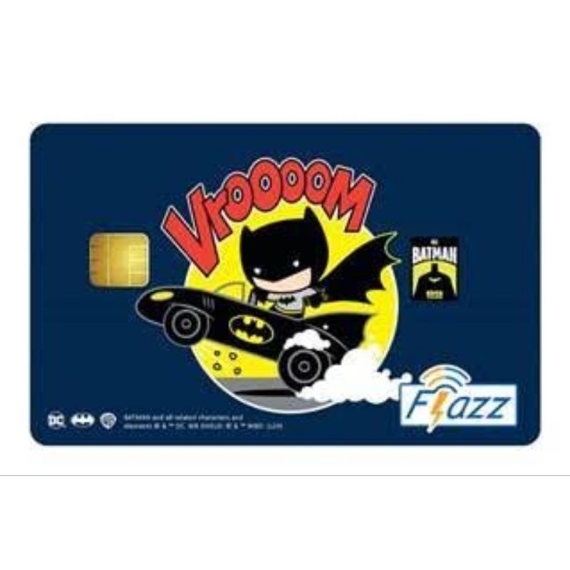 Jual Kartu Etoll Flazz BCA Edisi BATMAN Superhero Gen 2 Support NFC ...