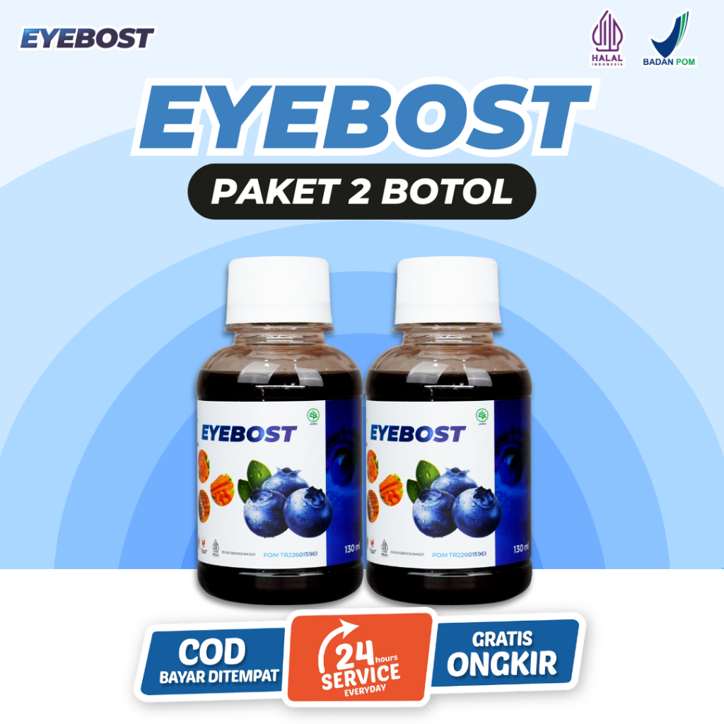 Jual Eyebost Promo Paket 2 Botol Vitamin Mata Asli Original | Shopee ...