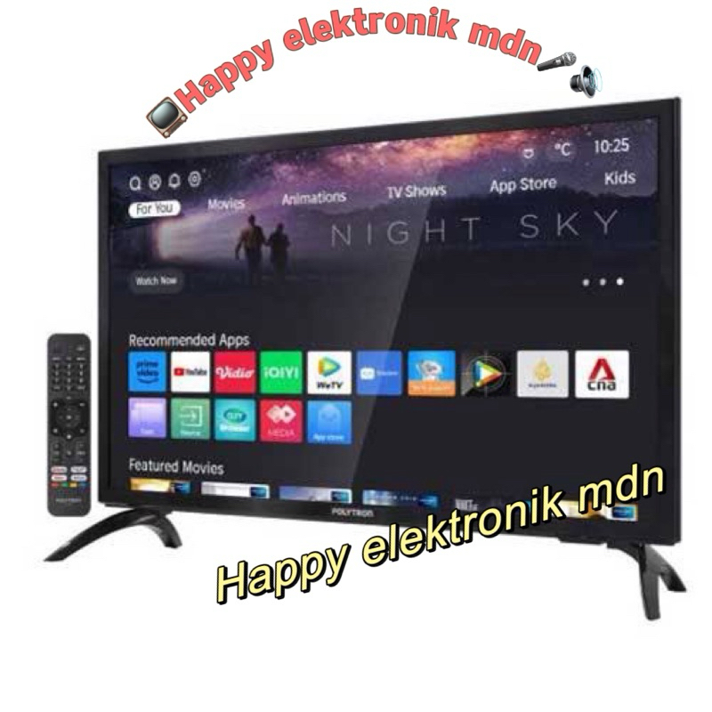Jual POLYTRON LED Smart TV Polytron 32 Inch Polytron PLD 32CV1869 ...