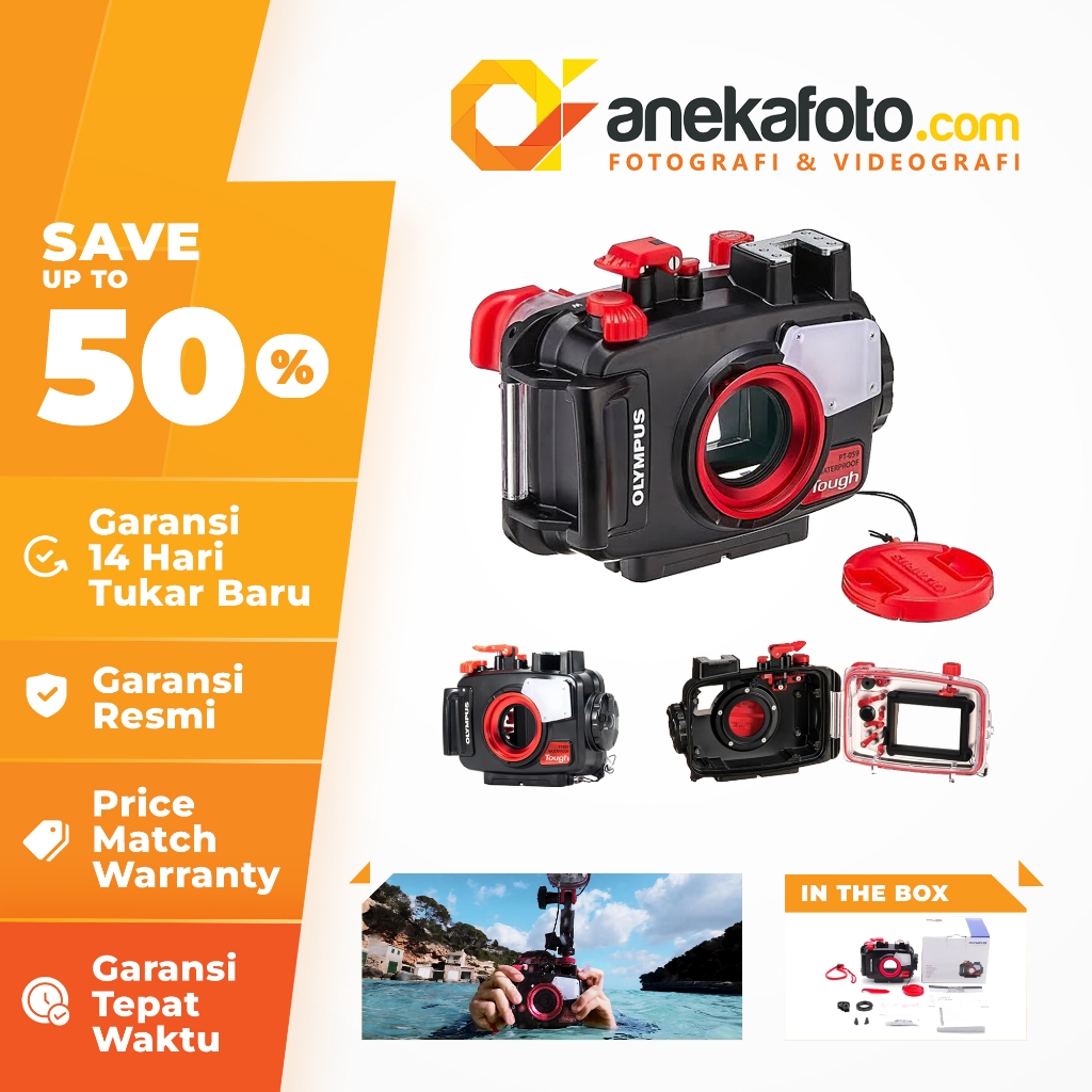 Jual Olympus PT-059 Underwater Housing TG-7 TG-6 Dive Case PT059 OM System | Shopee Indonesia