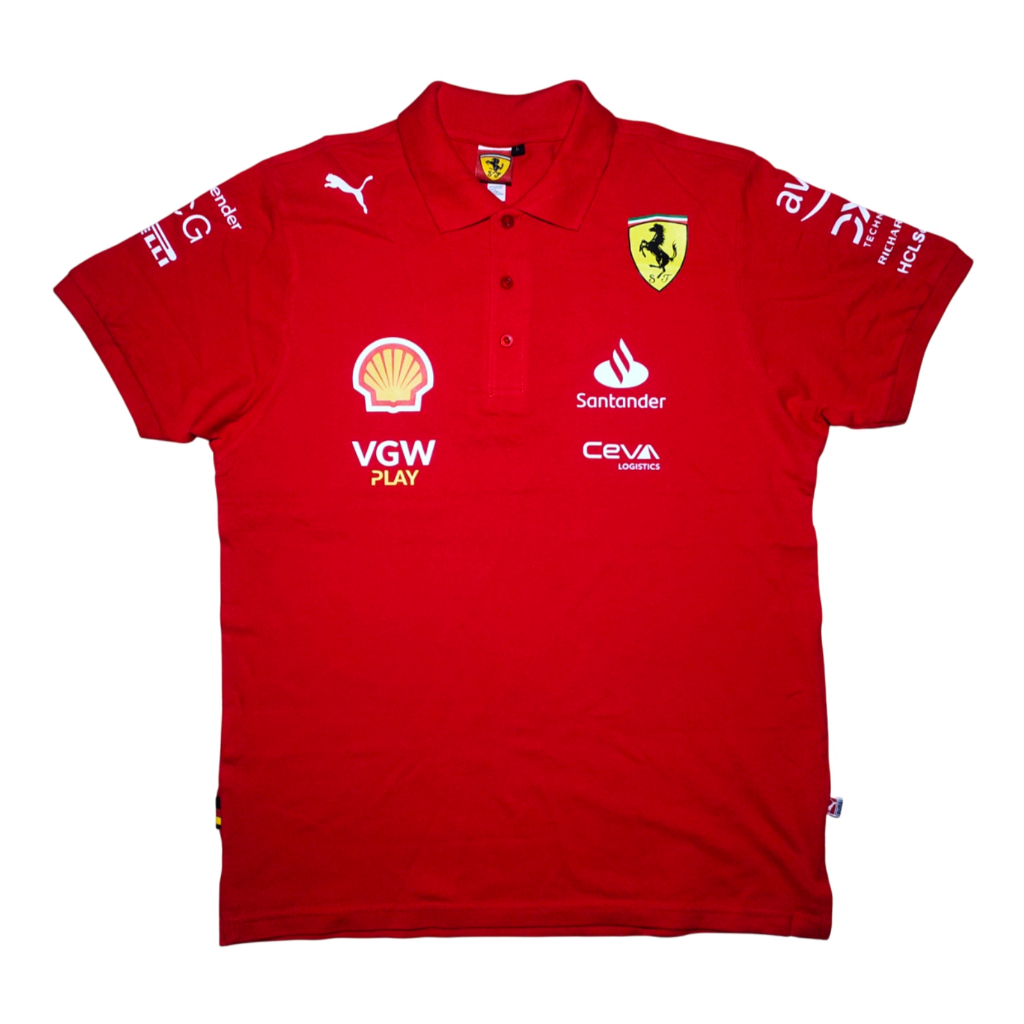 Jual Ferrari Polo Shirt Shell Formula One 2025 Import | Shopee Indonesia