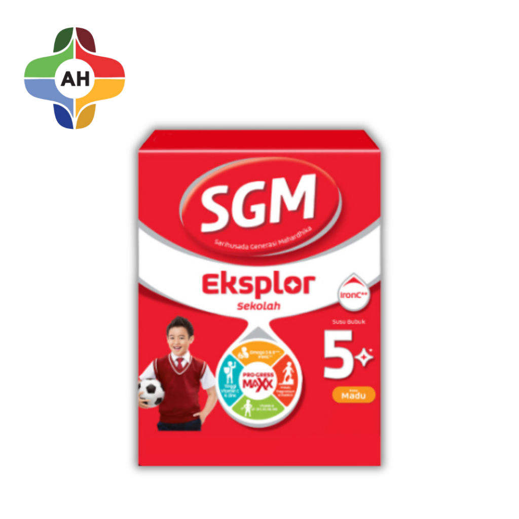 Jual SGM Eksplor 5+ IronC Susu Bubuk Pertumbuhan Anak Madu | Cokelat 400 g / Apotek Hutama ...