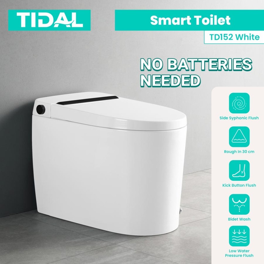 Jual Smart Toilet / Kloset Duduk Automatic Tidal TD152 - TD152 White ...