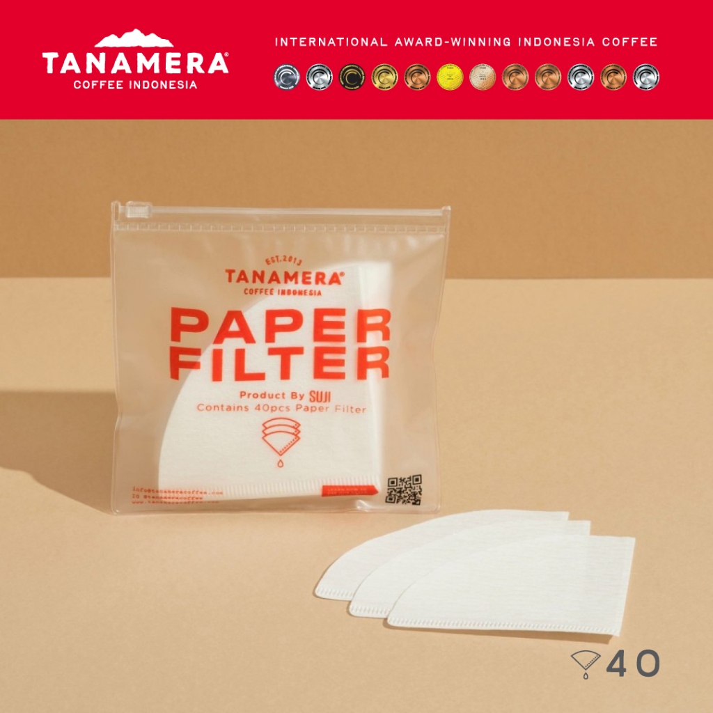 Jual TANAMERA COFFEE – Paper Filter By Suji (40pcs) | Shopee Indonesia