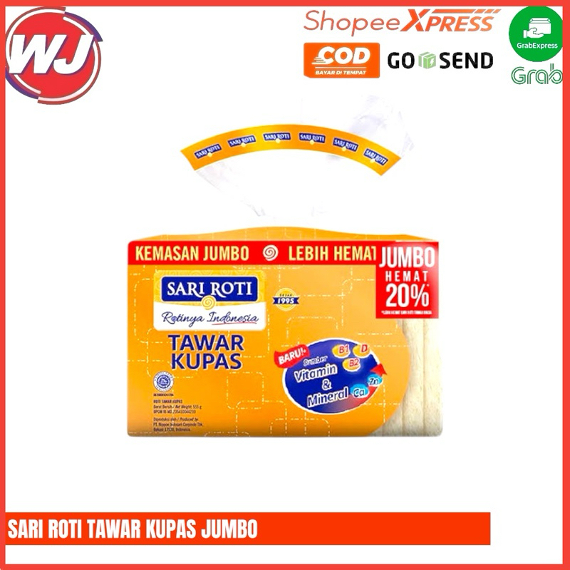 Jual SARI ROTI JUMBO TAWAR KUPAS | Shopee Indonesia