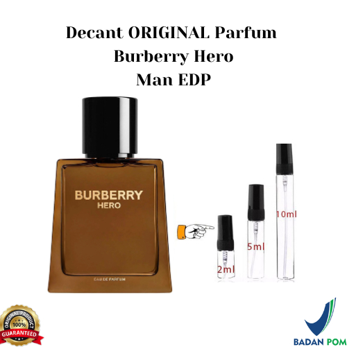 Jual Decant Parfum Bur*berry Hero EDP 2ml 3ml 5ml 10ml | Shopee Indonesia
