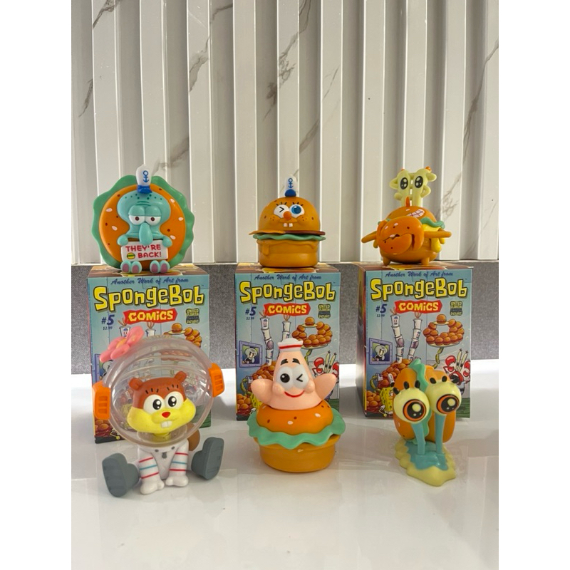 Jual Mainan Karakter Mini Figures SpongeBob Comic Series Blind Box ...