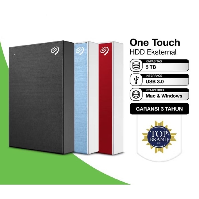 Jual Hardisko Seagate One Touch 5TB Plus Pouch | Shopee Indonesia