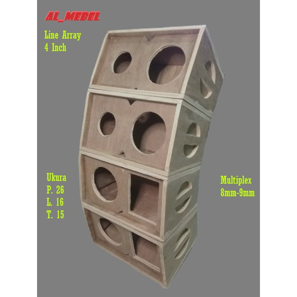 Jual Box Speaker Line Array/Aray 4 inch | Shopee Indonesia